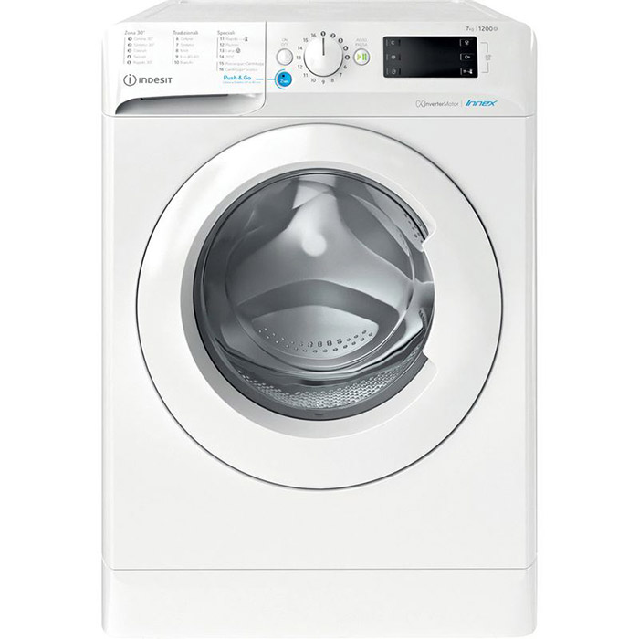 Lavatrice a libera installazione a carica frontale Indesit BWE 71283X W ... Lavatrice a libera installazione a carica frontale Indesit BWE 71283X W ...